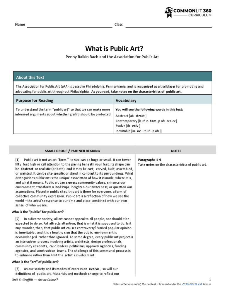 Understanding Public Art by Penny Bach | PDF | Creative Commons License ...