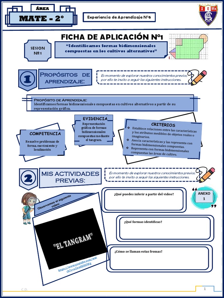 Ficha de La Exp. 6 - 2do Secundaria | PDF | Aprendizaje | Cognición