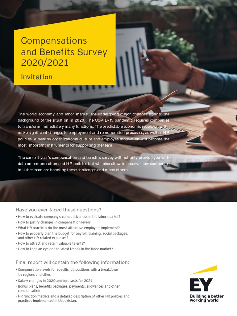 Ey Salary Survey Leaflet Uzbekistan 2020 Eng | PDF | Compensation And ...
