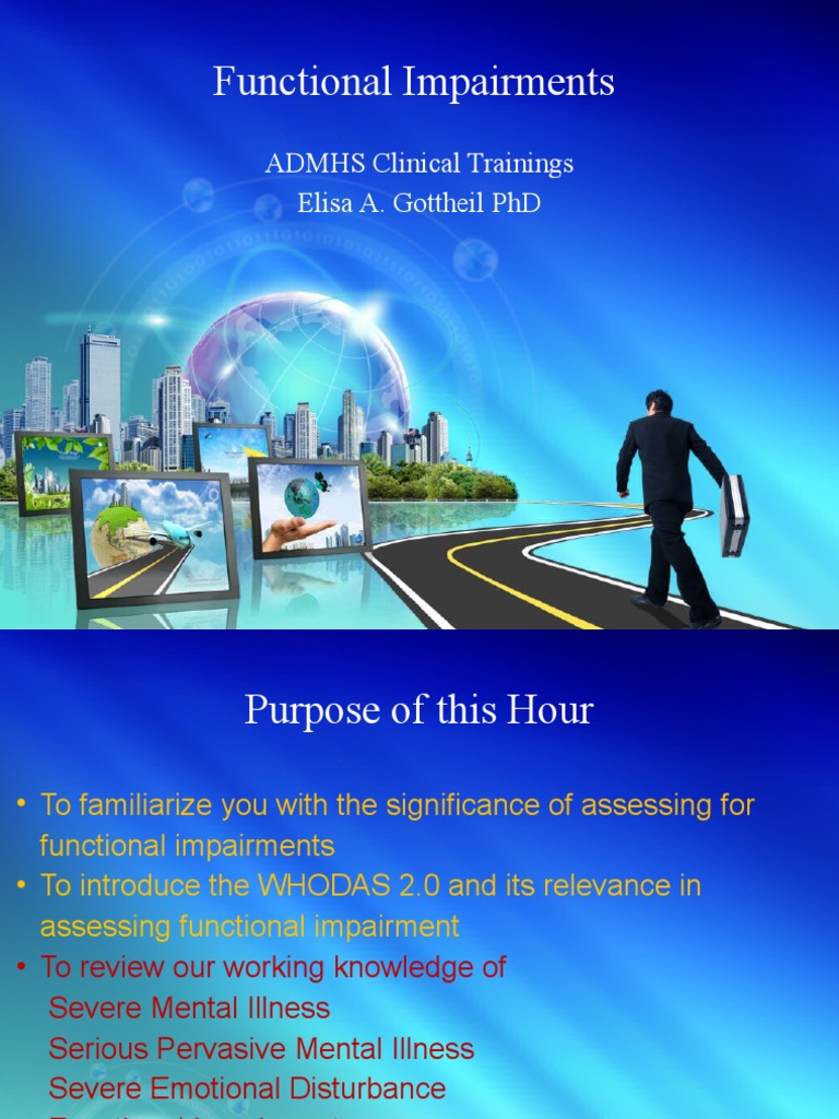 Functional Impairments Purpose | PDF | Mental Disorder | Disability
