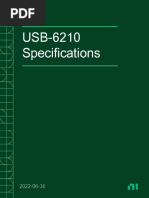 NI USB-6001 Datasheet | PDF | Electromagnetic Compatibility ...