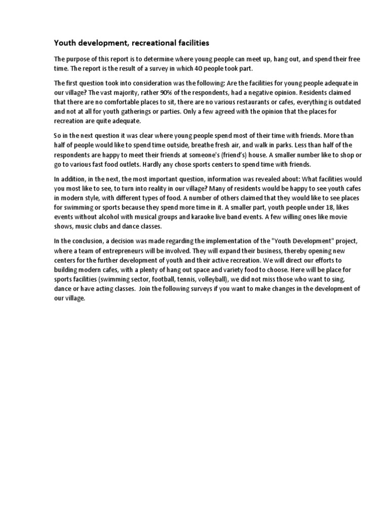 Youth Development | PDF