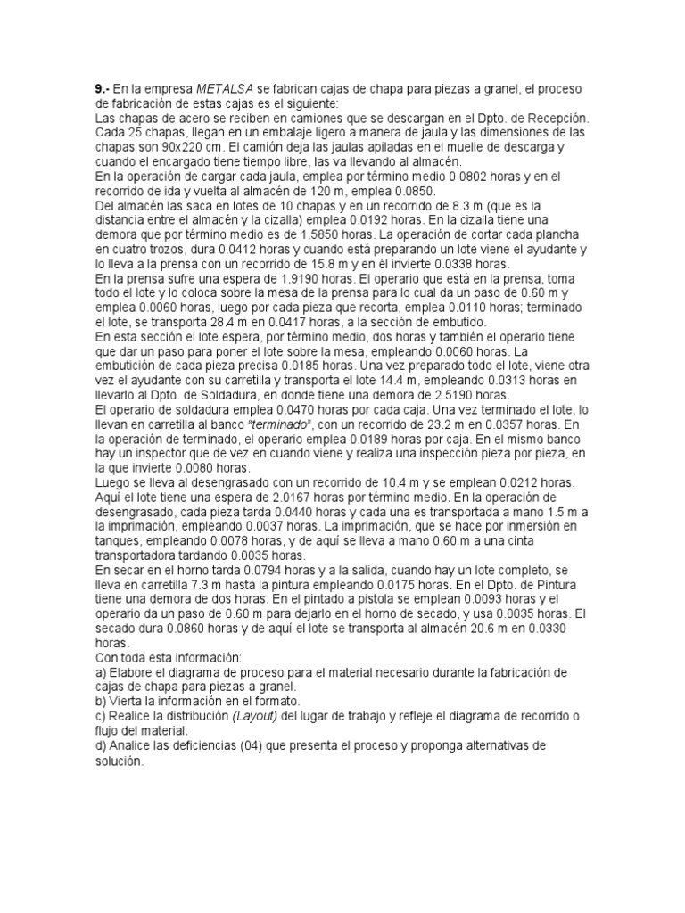 Diagrama 9 | PDF | Ingeniería mecánica | Sector secundario de la economía