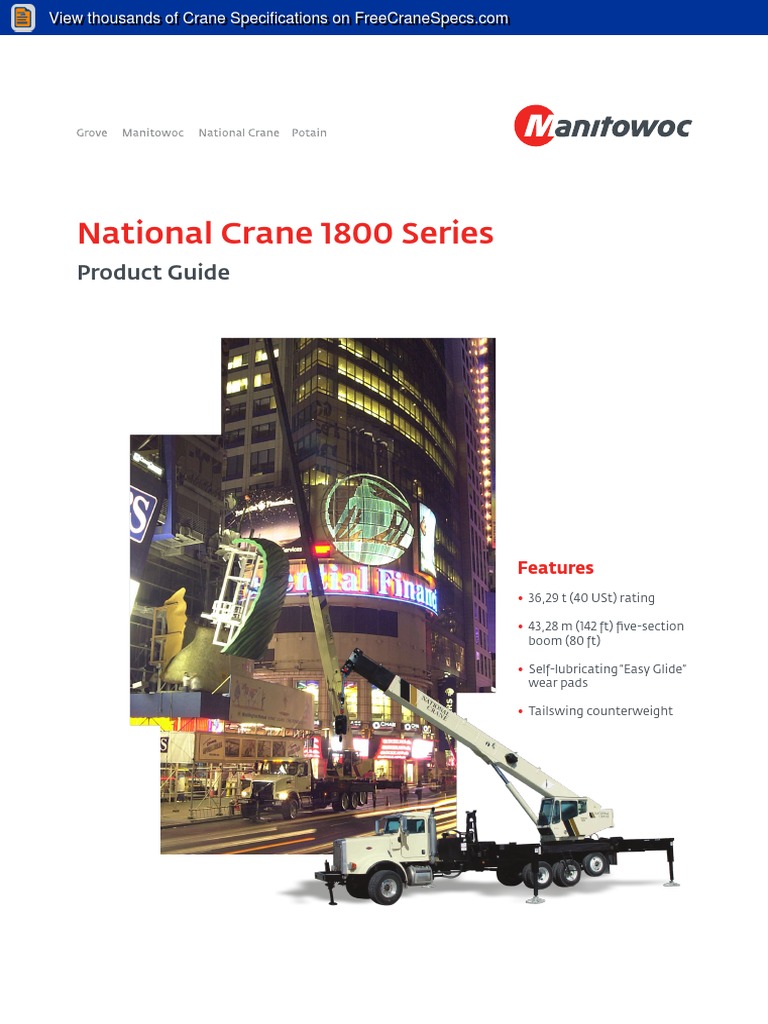National 1879 | PDF | Crane (Machine) | Truck