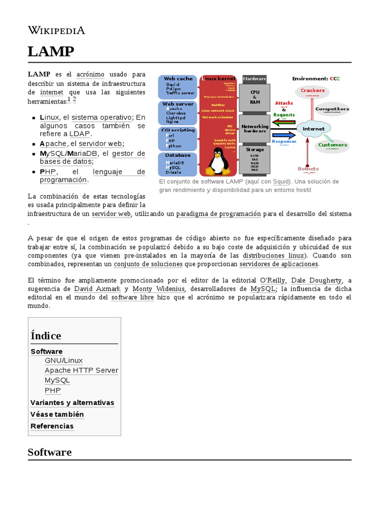 LAMP | PDF | Software libre | Software