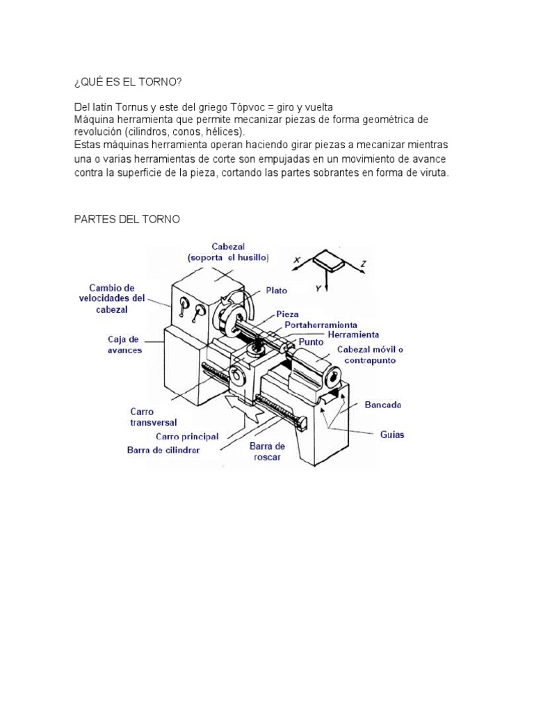 Qué Es El Torno | PDF