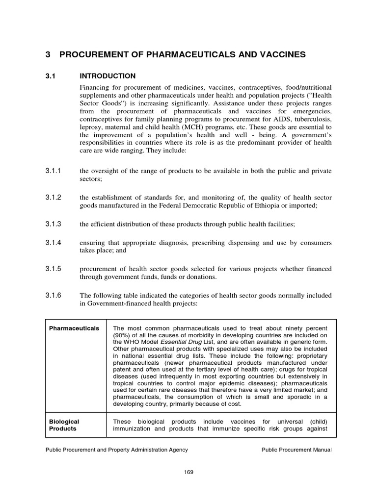 Public Procurement Manual English Version | PDF | Procurement | Generic ...