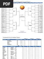 Tournament Bracket 16 Teams | PDF