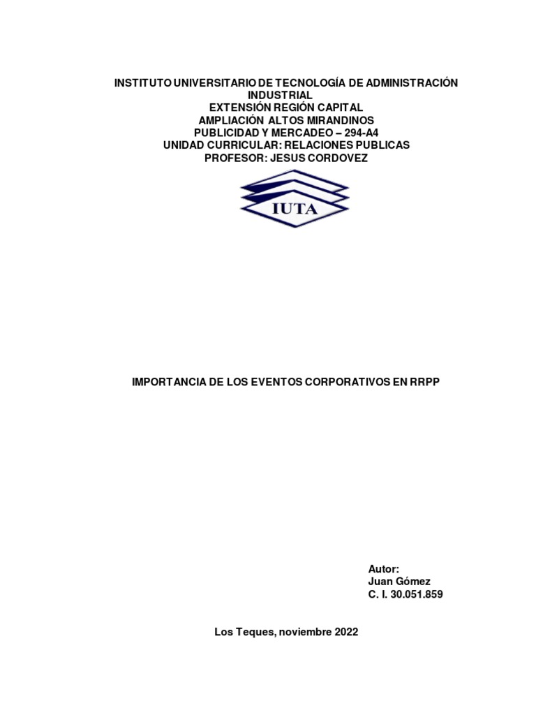 Plantilla IUTA | PDF | Marketing | Economias