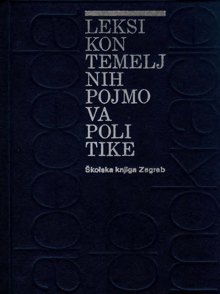 Leksikon Temeljnih Pojmova Politike | PDF