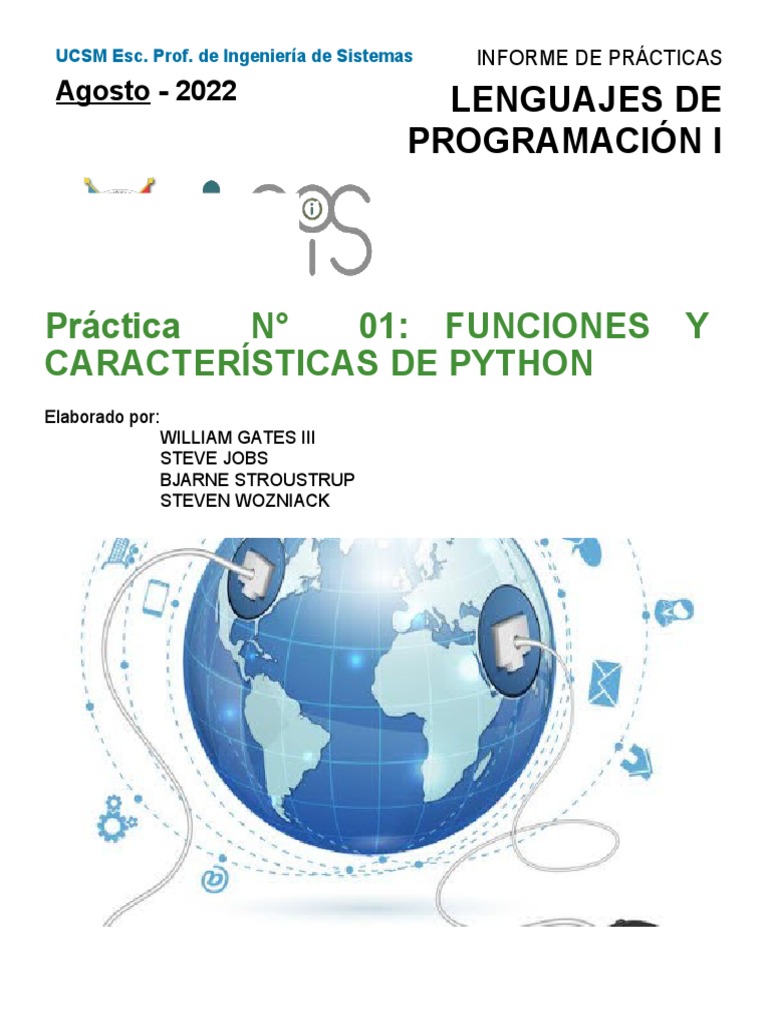 Modelo Laboratorio | PDF | Python (lenguaje de programación) | Programación de computadoras