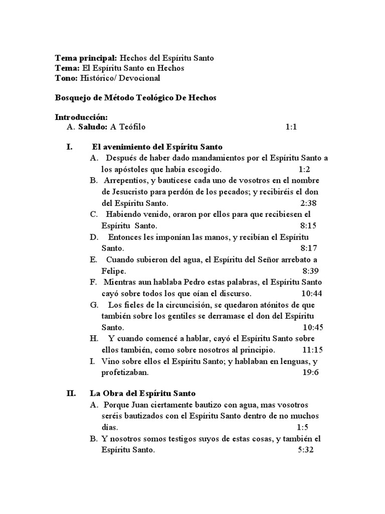Método Teologico | PDF | espíritu Santo | Jesús
