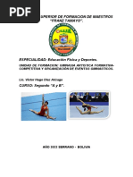 Didáctica de Movimientos en Gimnasia | PDF | Gimnasia | Ejercicio físico