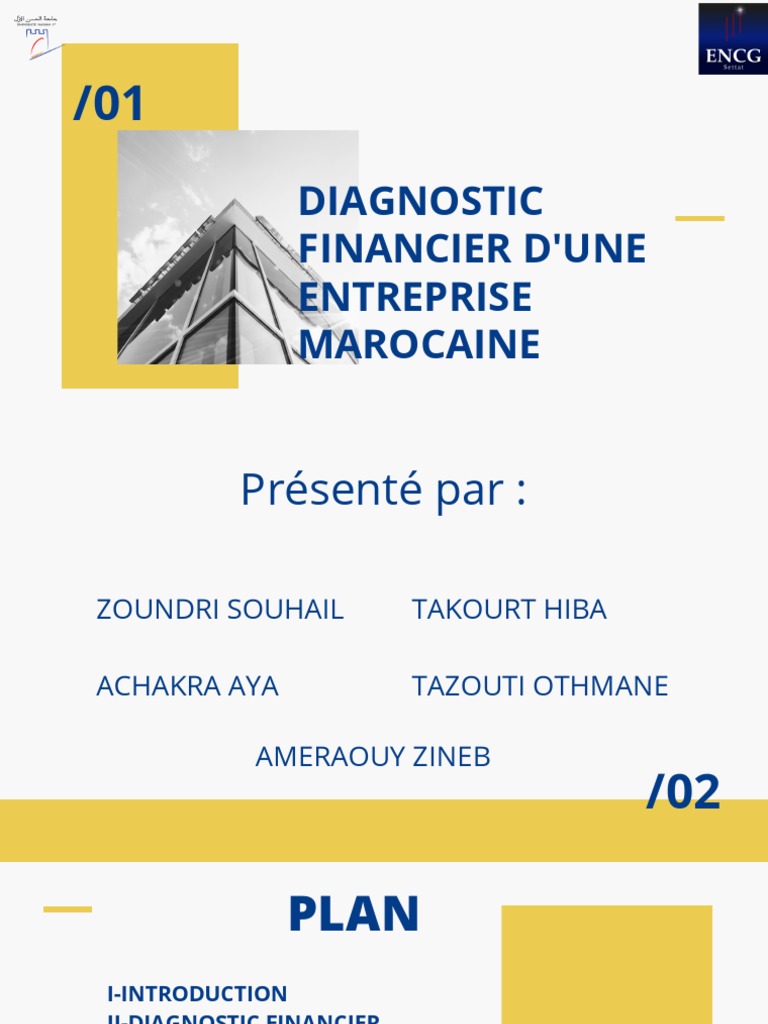 Diagnostic Financier D'une Entreprise Marocaine | Download Free PDF | Revenu brut | Ratio financier