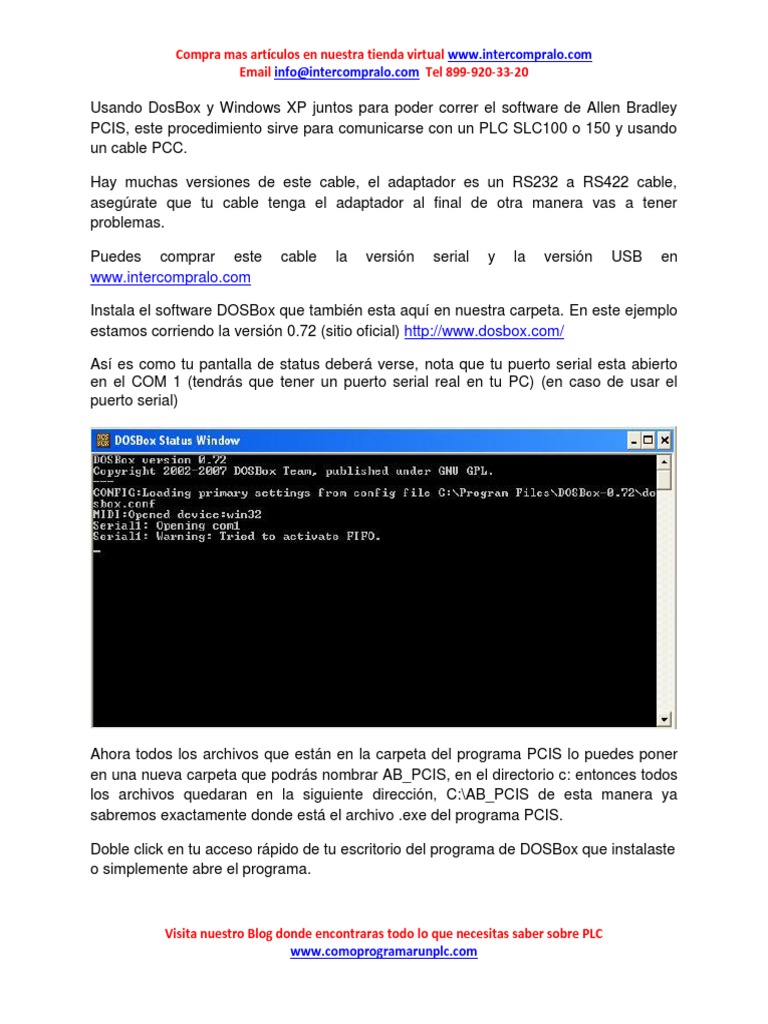 DOSBOX | PDF | Archivo de computadora | Familias de sistemas operativos