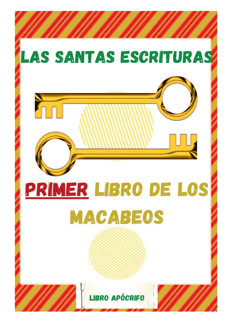 Primer Libro de los Macabeos: Historia y Contexto | PDF | Templo en ...