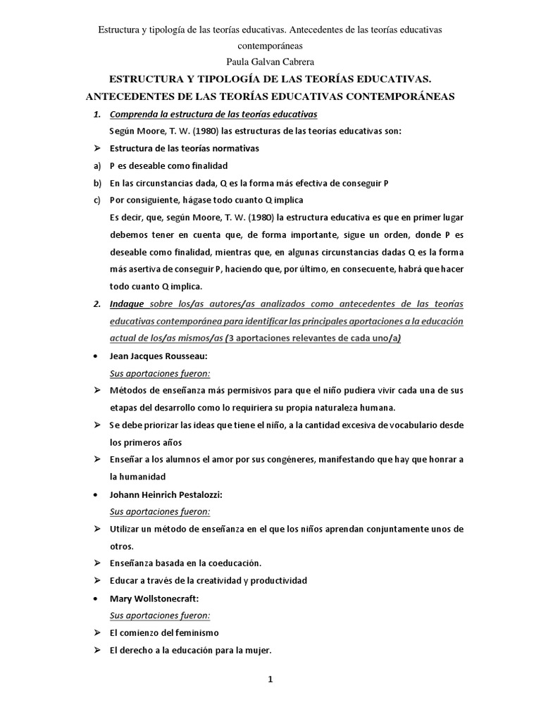 Paula Galván Cabrera 10136 0 | PDF | John Dewey | Aprendizaje