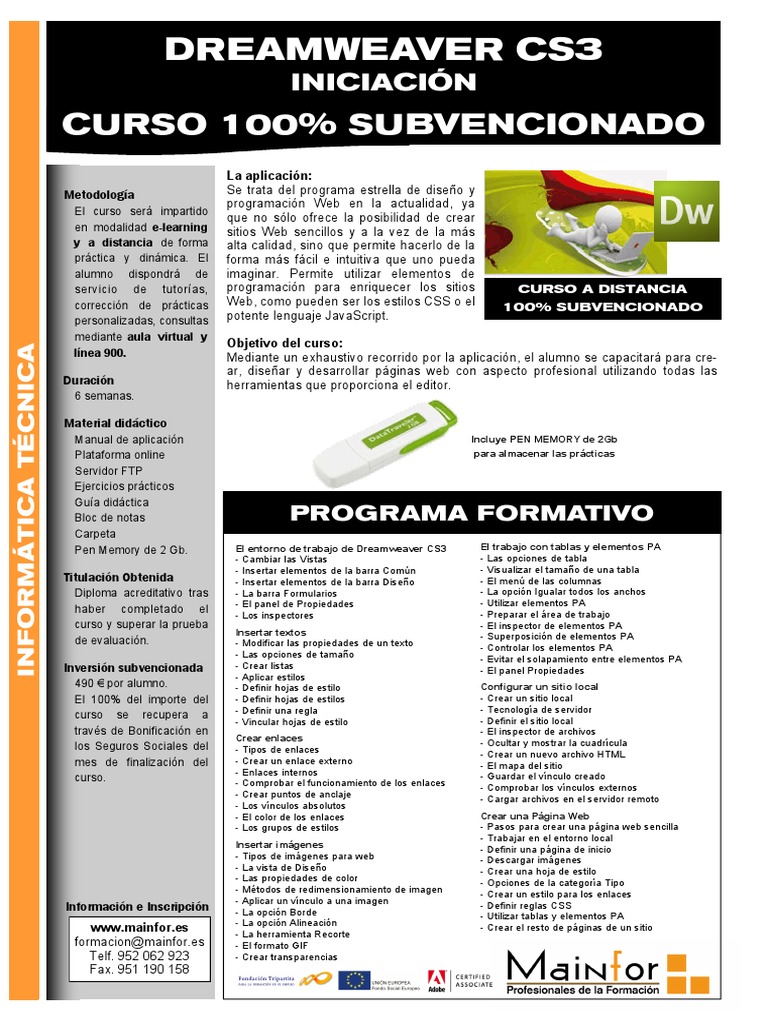 Dreamweaver cs3 | Descargar gratis PDF | Adobe Dreamweaver | Red mundial