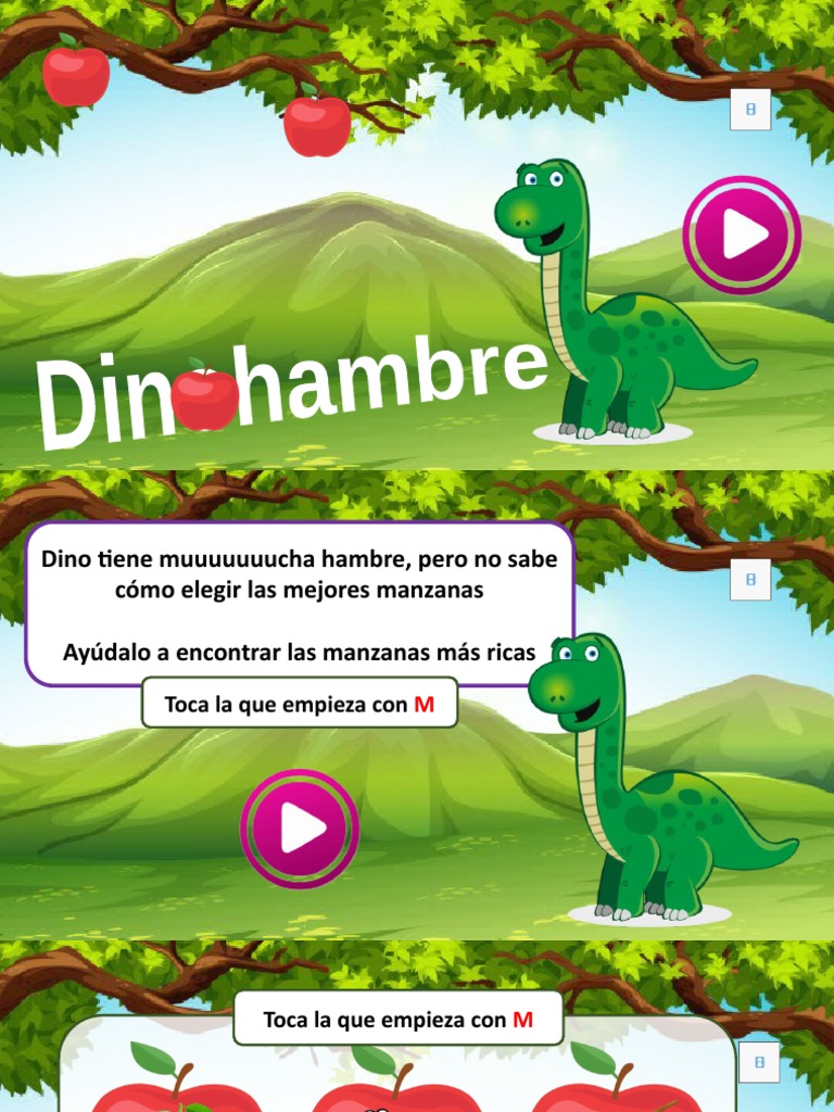 Conciencia Fonémica 1 Sonido Inicial M Dinohambre | PDF | Bienestar