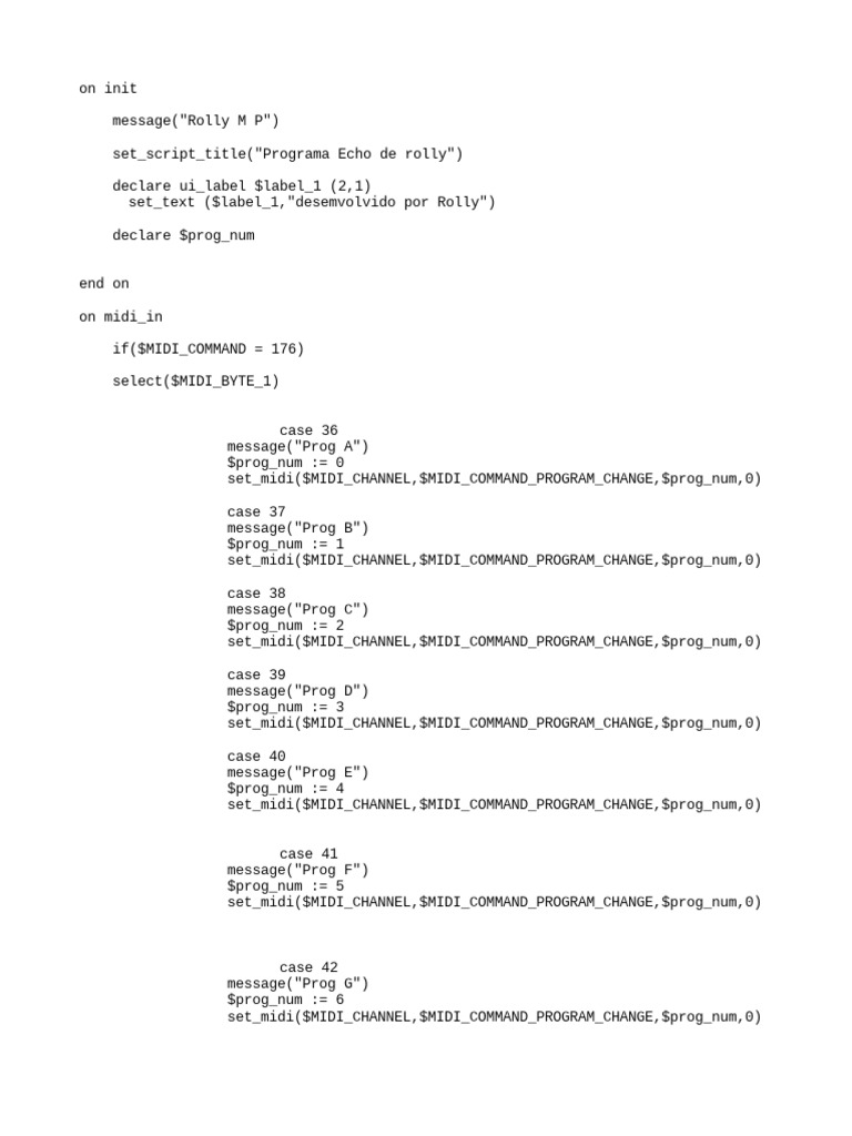 Script Rolly para Envio | PDF