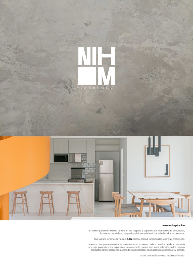 Catálogo Nihm Design 2022 | PDF | Comedor | Mueble