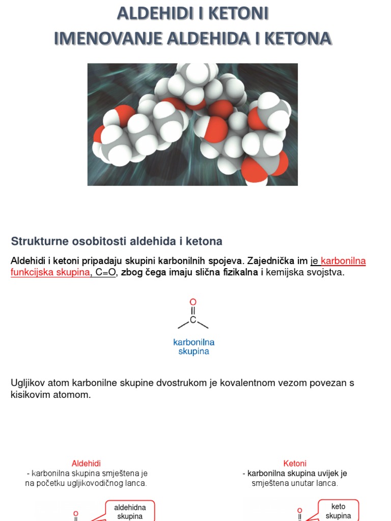 Aldehidi I Ketoni | PDF