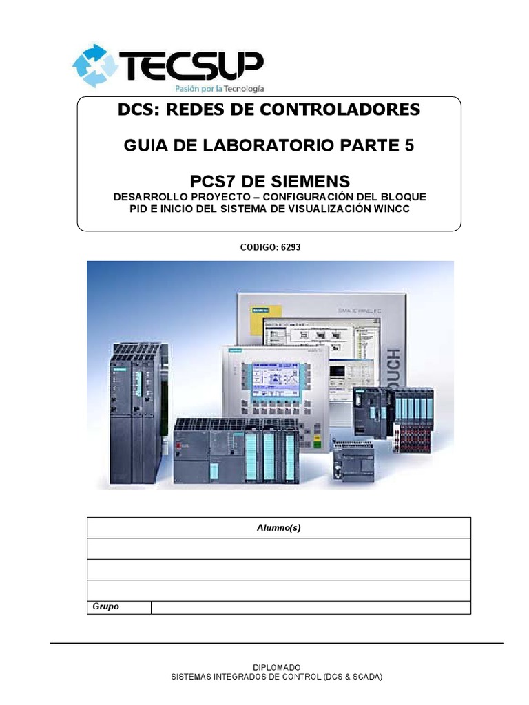 Laboratorio05-PCS7 - Configuración Bloque PID - Inicio Del Sistema de ...