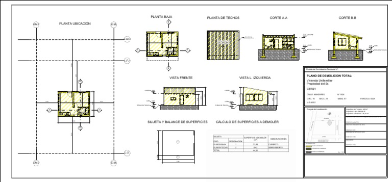 Plano de Demolición | PDF
