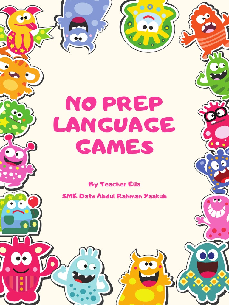 No Prep Language Games | PDF | Vocabulary | Word