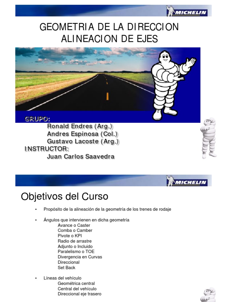 Geometria de La Direccion Alineacion de Ejes | PDF | Eje | Direccion