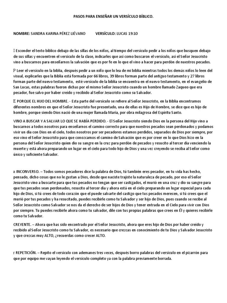 Ipear Ejemplo de Versiculo | PDF | Biblia | Jesús