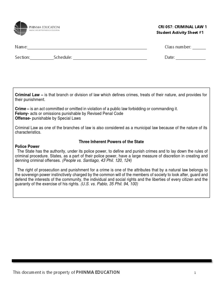 Criminal 1 To 20 | Download Free PDF | Crimes | Crime & Violence