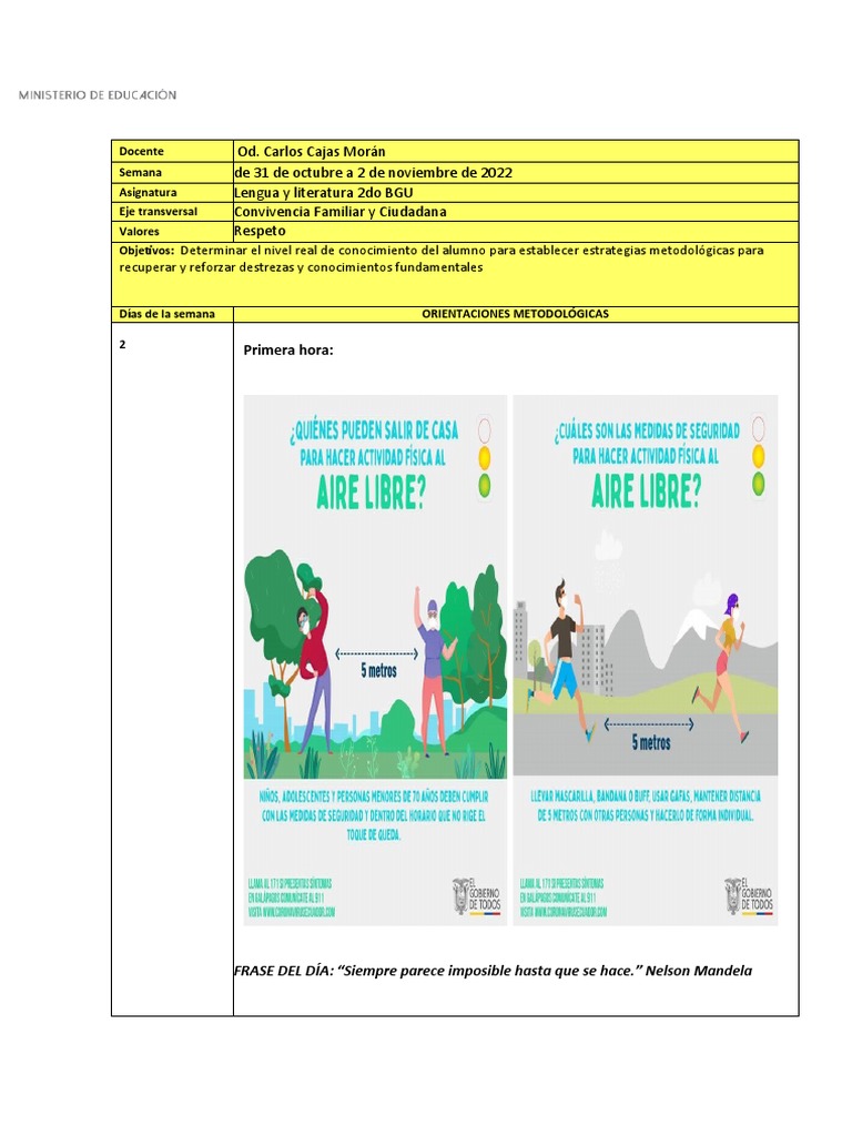 Ficha Pedagógica - Lenguaje 2do de Bgu Ficha1 | PDF | Morfología Lingüística | Lingüística