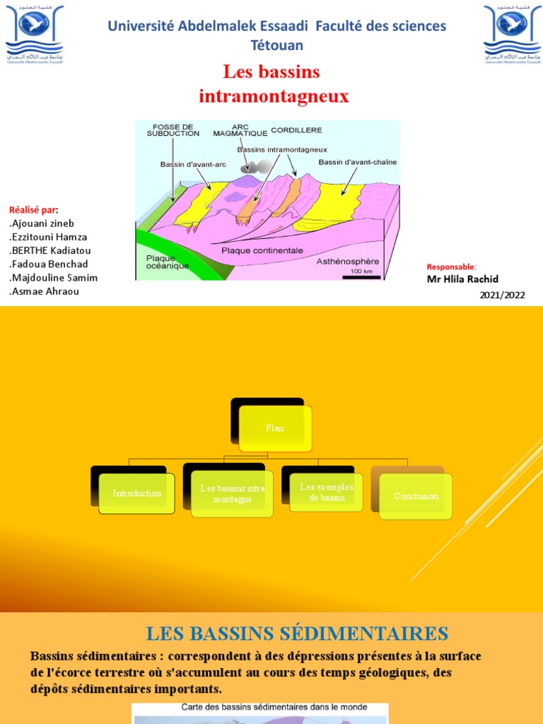 Bassins sédimentaires intramontagneux | PDF | Bassin sédimentaire ...