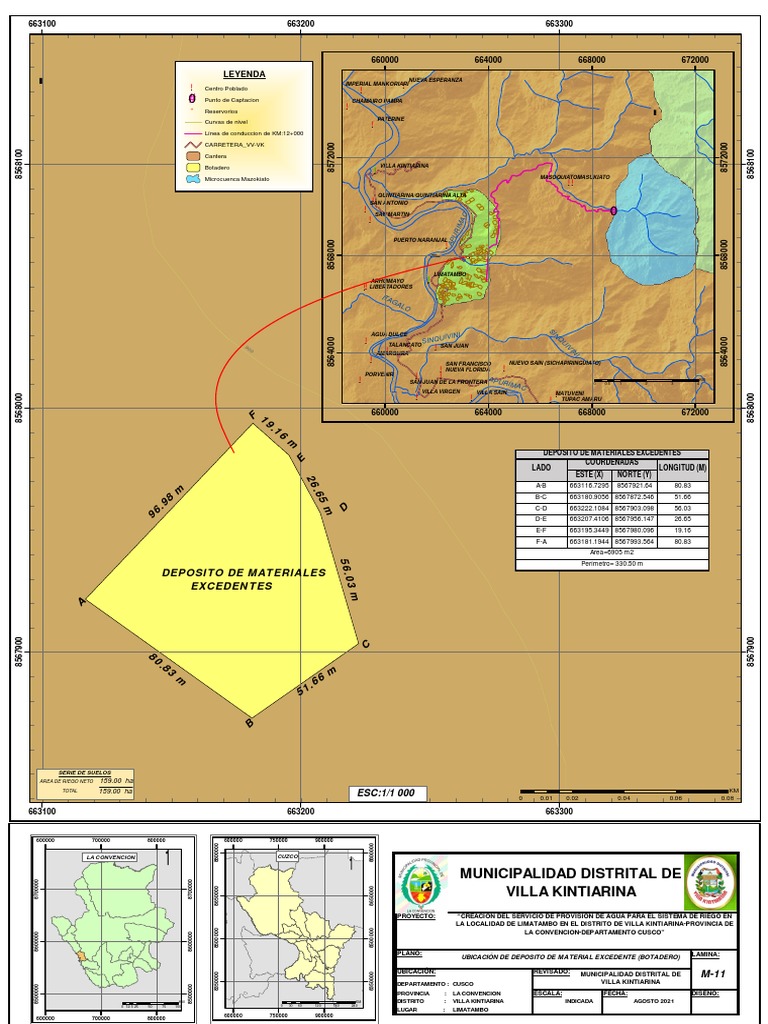 11.0 Mapa de Dme Proyecto de Riego | PDF