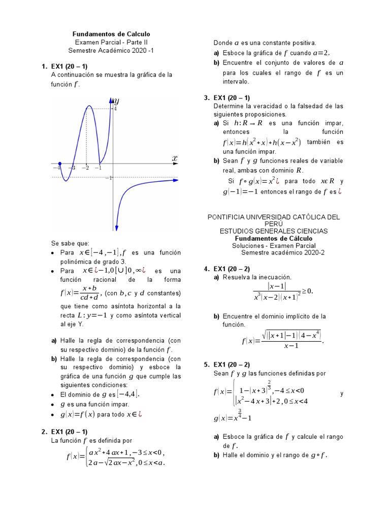 Fucal 20-1 | PDF | Función (Matemáticas) | Asíntota