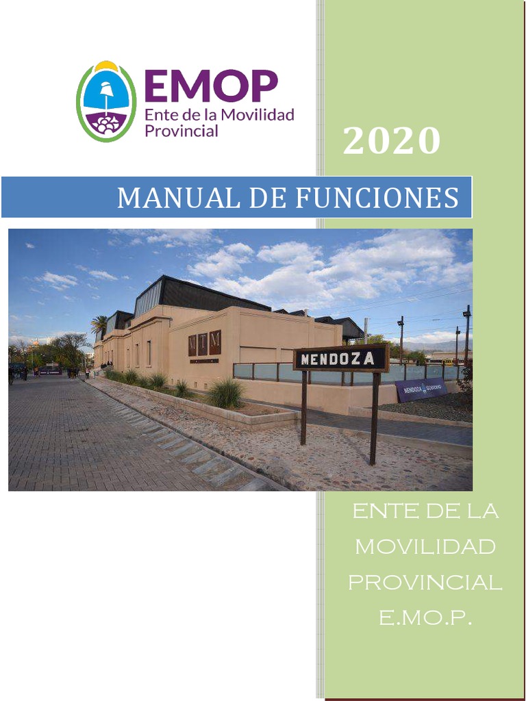Nuevo Manual de Funciones Emop 2020 27 07 2020 1 | PDF | Diseño | Facebook