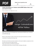 HM 49 - API MPMS Chapter 17.9 Vessel Experience Factor (VEF) - EI | PDF
