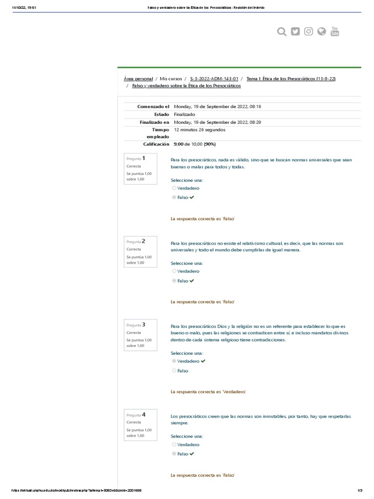 Falso y Verdadero Sobre La Ética de Los Presocráticos | PDF | Metafilosofía | Teorías filosóficas