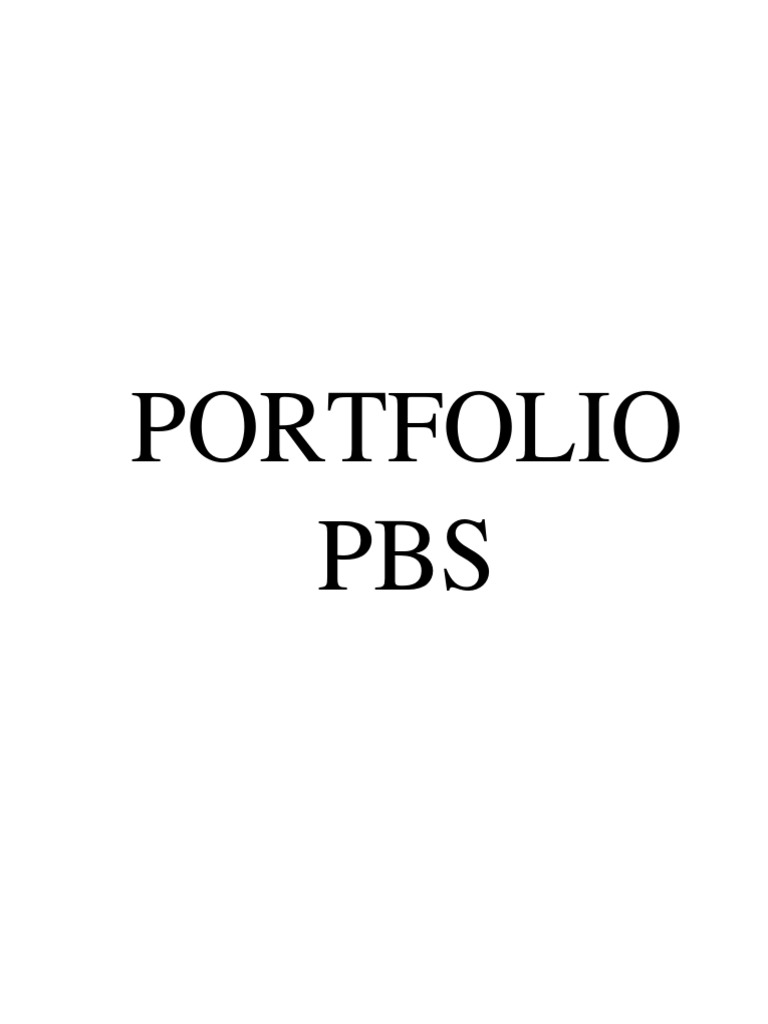 Portfolio PBS Sarvinthiran Arumugam PJMS 3 | PDF