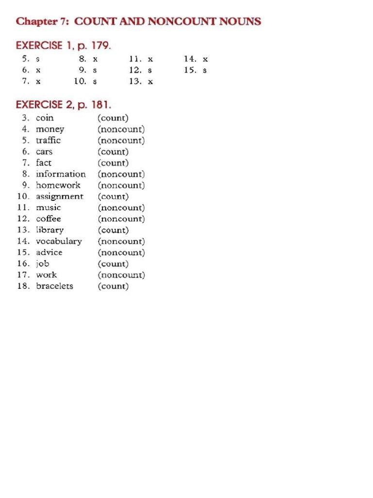 Answer Key Unit 7 | PDF