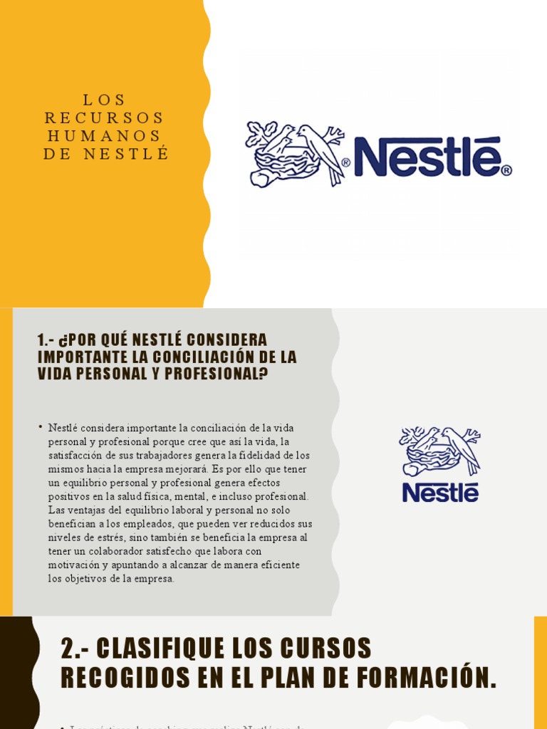 Los Recursos Humanos de Nestlé (Seminario de Practicas) | PDF | Business | Gestión de recursos ...