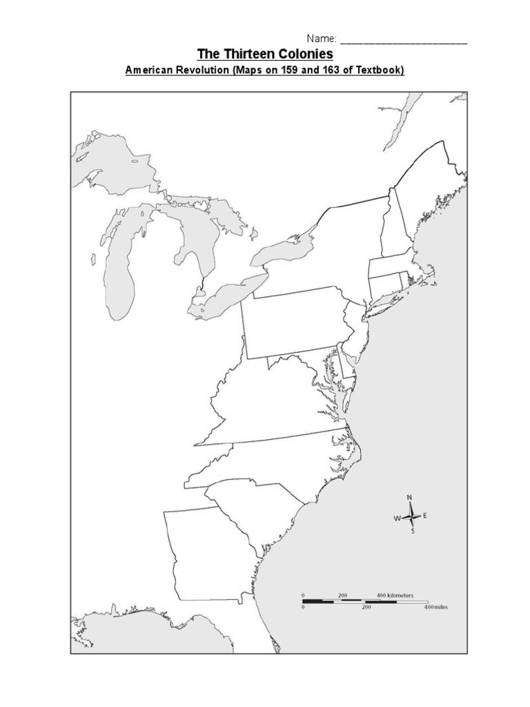 13 Colonies Mapping Assignment | PDF