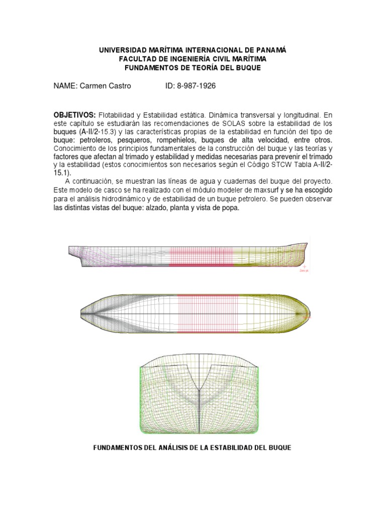Estabilidad y Diseño de Buques | PDF | Mecanica clasica | Mecánica