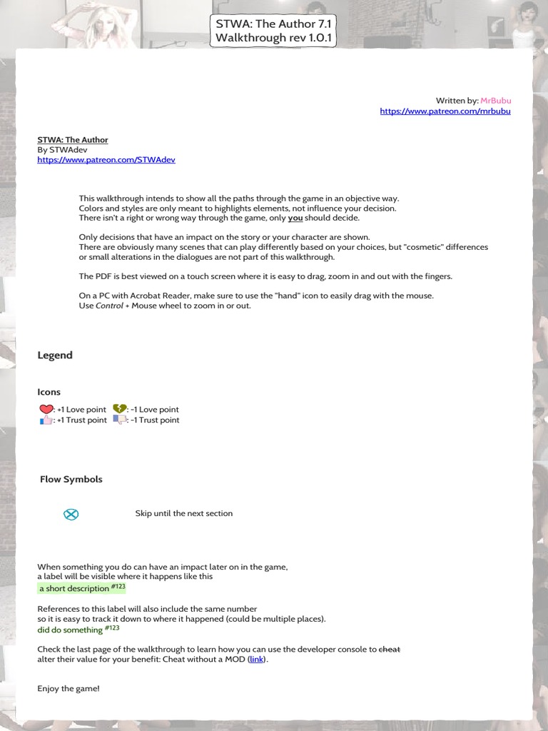 STWA: The Author Walkthrough Guide | PDF