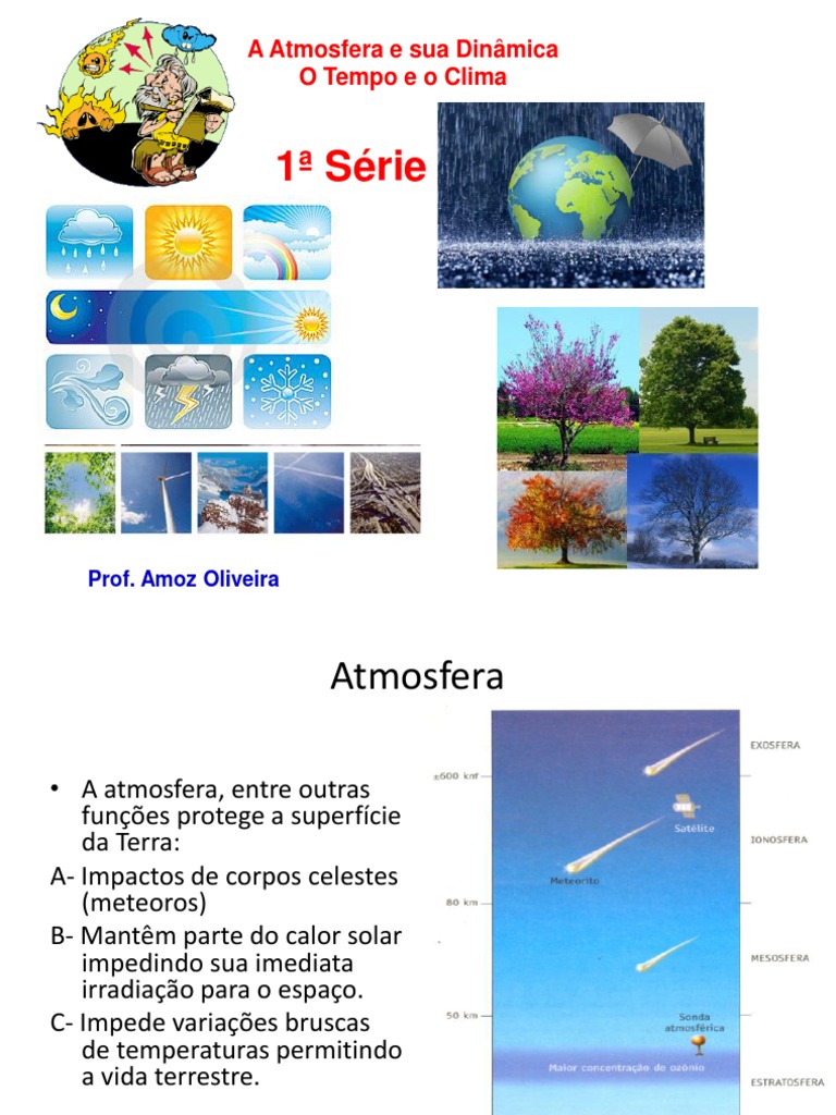 A Atmosfera e Sua Dinâmica - O Tempo e o Clima | PDF | Atmosfera | Ciclones tropicais