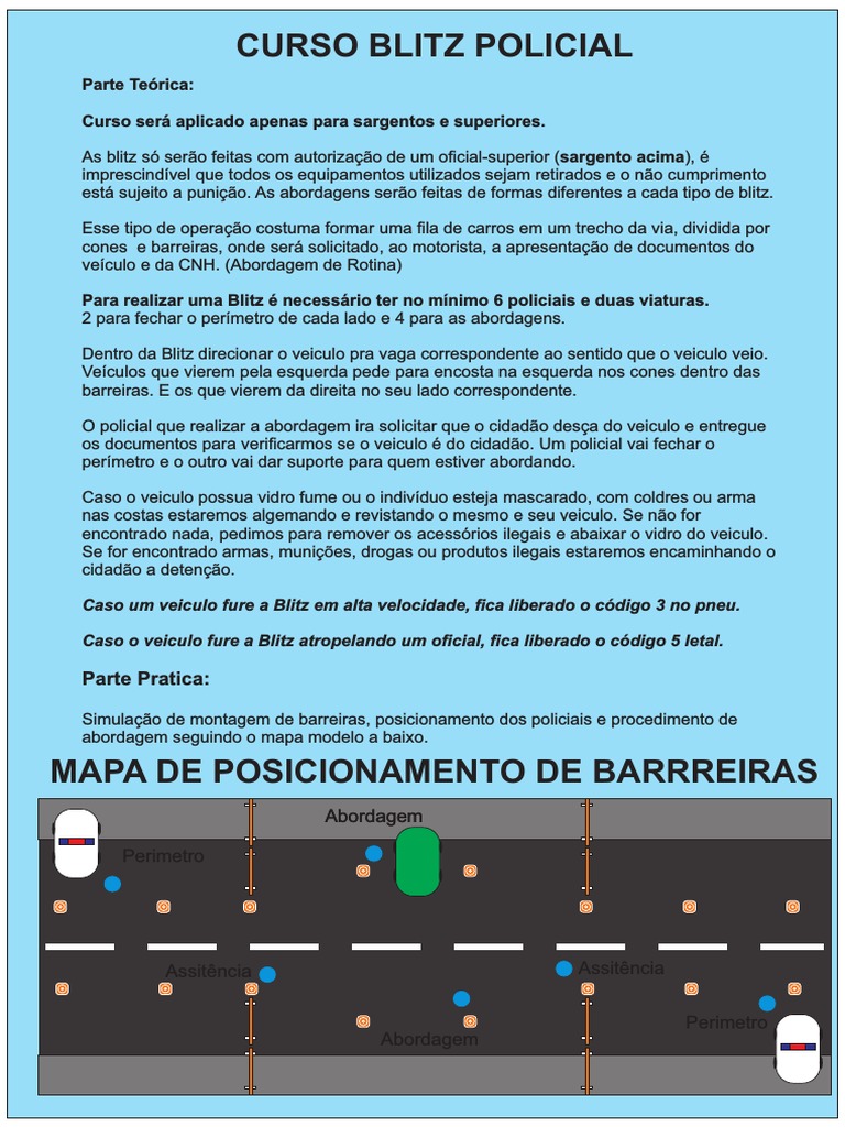 Curso de Blitz Policial | PDF