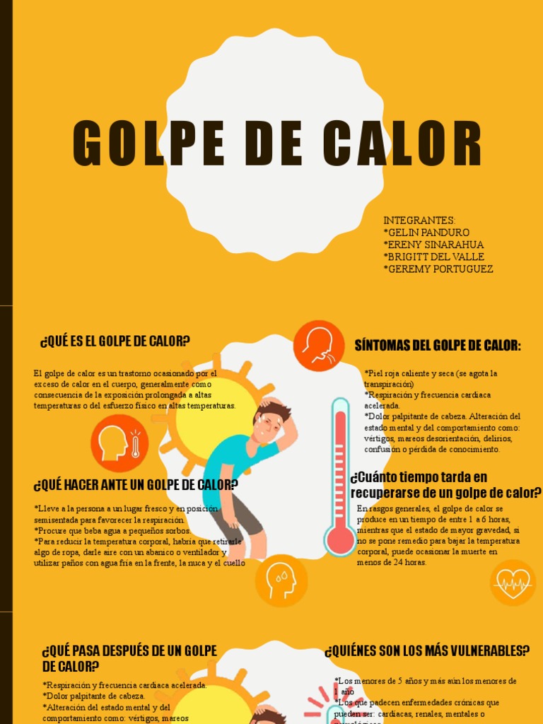 Golpe de Calor | PDF | Medicina CLINICA | Enfermedades y trastornos