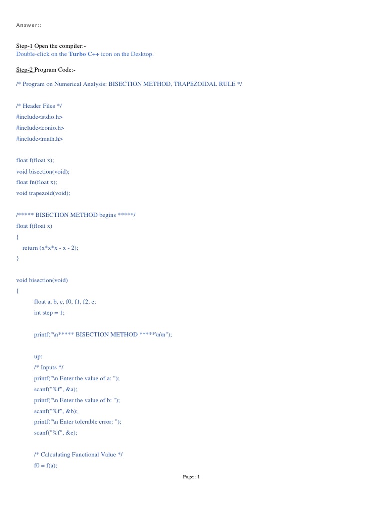 12 Coms Project Answer With Output Pdf Numerical Analysis Computer Science