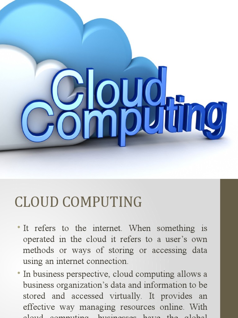 CLOUDCOMPUTING | PDF | Cloud Computing | Software As A Service